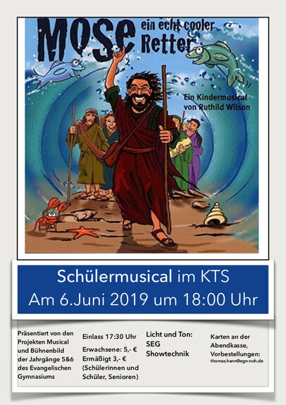 Unterstufenmusical: Mose - ein echt cooler Retter