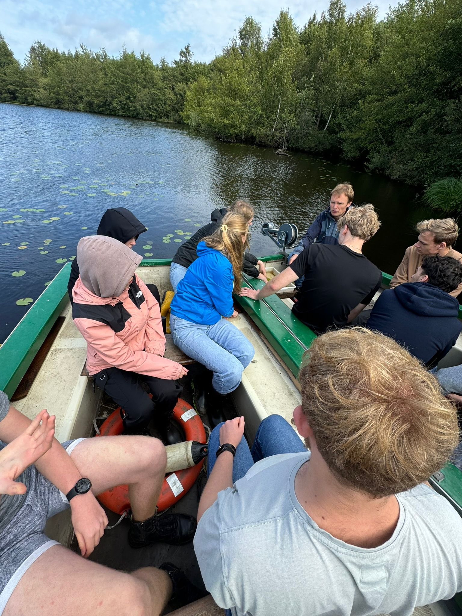 Exkursion des Bio-Leistungskurses ins Naturschutzgebiet „Heiliges Meer“